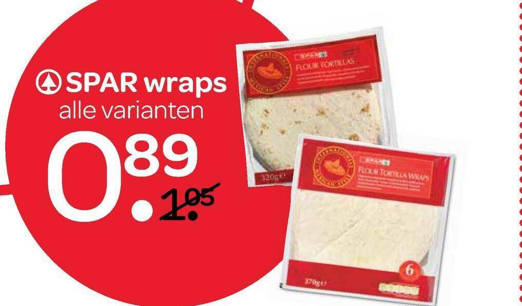 Spar Wraps aanbieding bij Spar