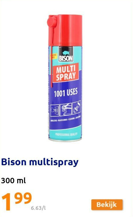 Bison multispray aanbieding bij Action