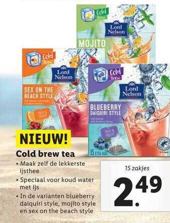 Lord Nelson Cold Brew Tea aanbieding bij Lidl
