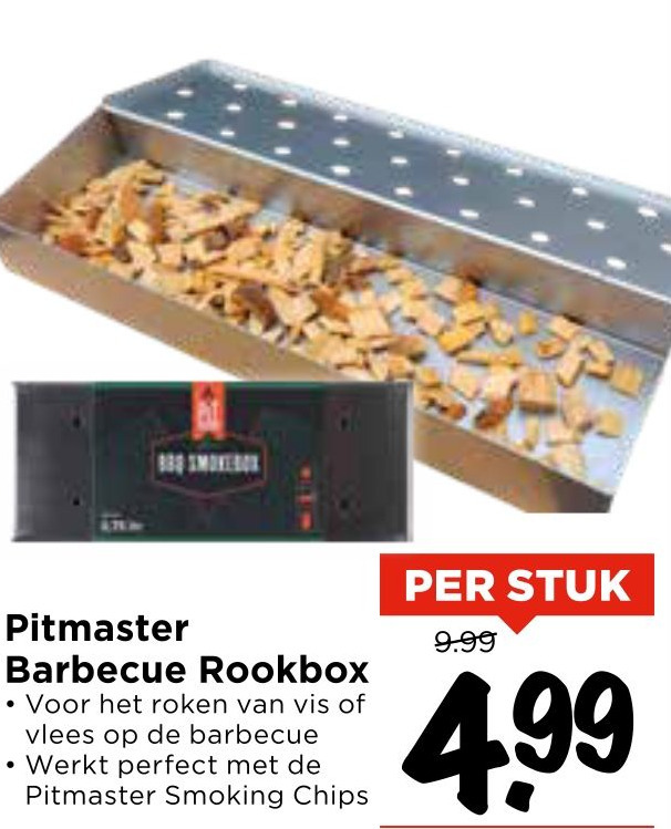 Pitmaster Barbecue Rookbox aanbieding bij Vomar Voordeelmarkt