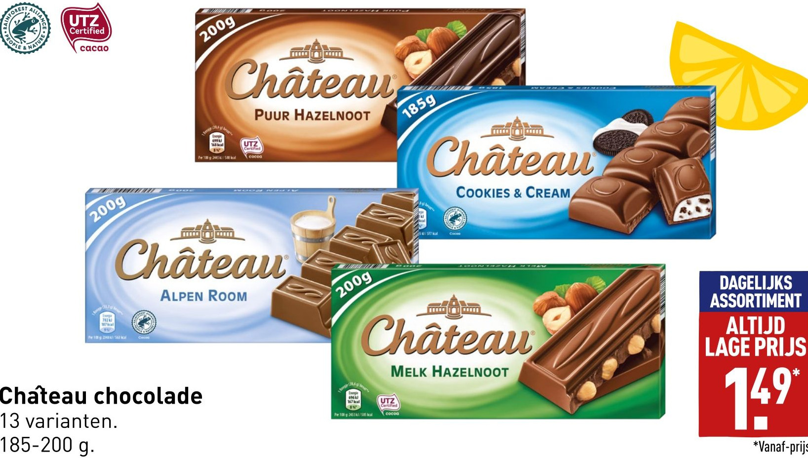 Chateau chocolade aanbieding bij ALDI