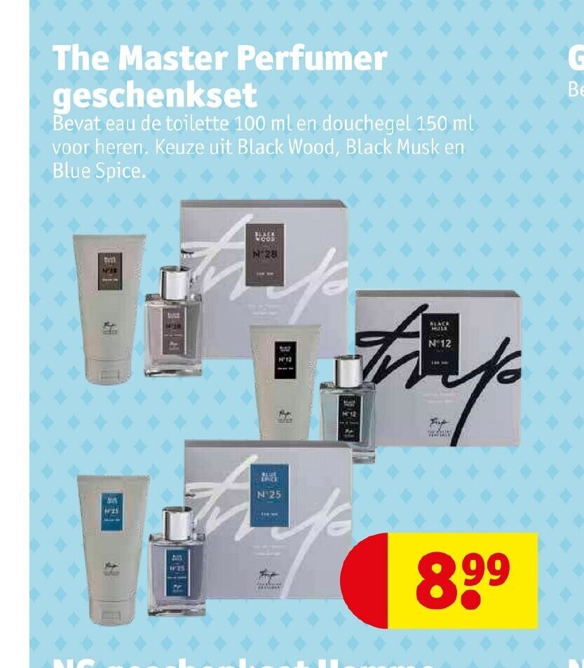 The Master Perfumer geschenkset aanbieding bij Kruidvat