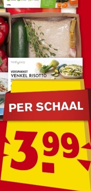 Verspakket risotto venkel aanbieding bij Hoogvliet