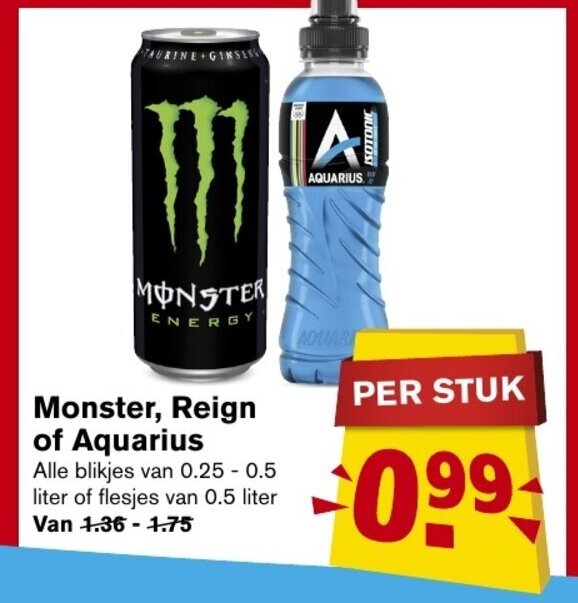 Monster, Reign of Aquarius aanbieding bij Hoogvliet