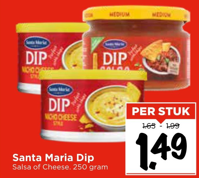 Santa Maria Dip aanbieding bij Vomar