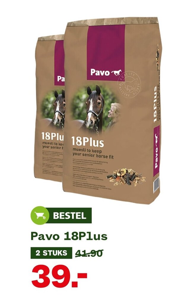 Bestel Pavo 18Plus 2 stuks aanbieding bij Welkoop