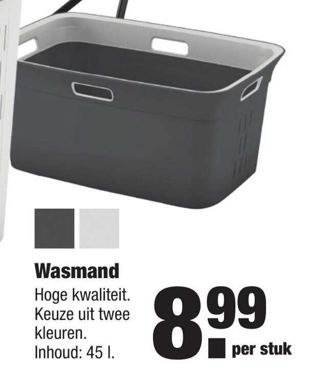 Wasmand 45L aanbieding bij ALDI