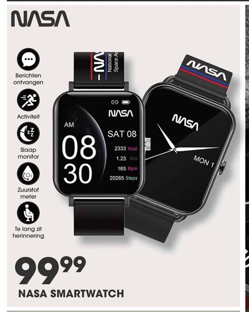 Nasa smartwatch aanbieding bij Lucardi