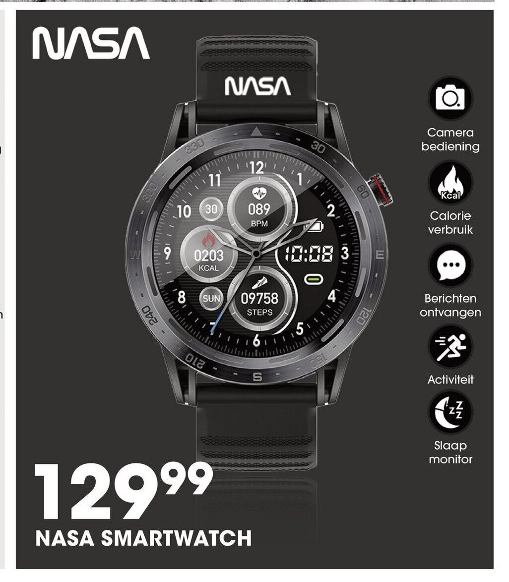 Nasa smartwatch aanbieding bij Lucardi