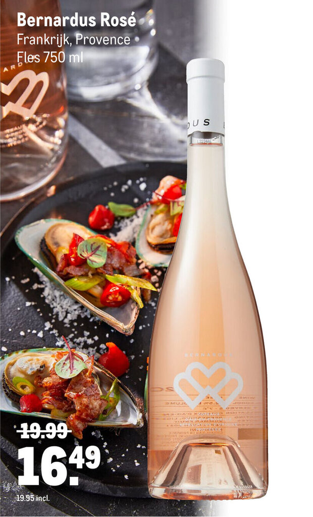 Bernardus Rose 750 ml aanbieding bij Makro