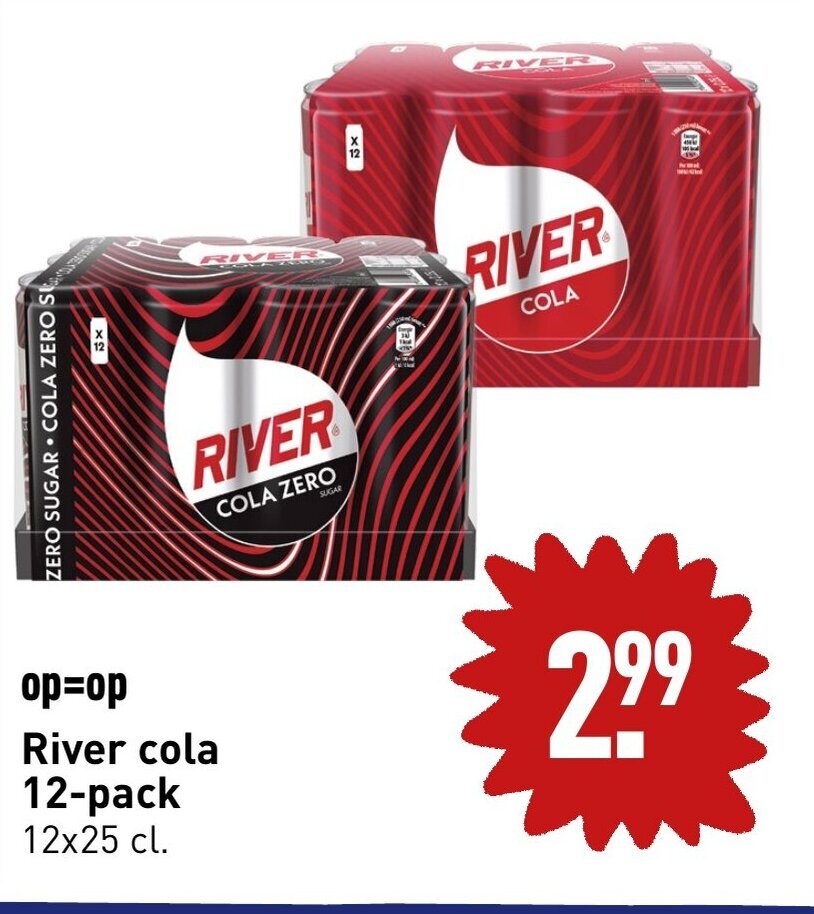 River cola 12-pack aanbieding bij ALDI