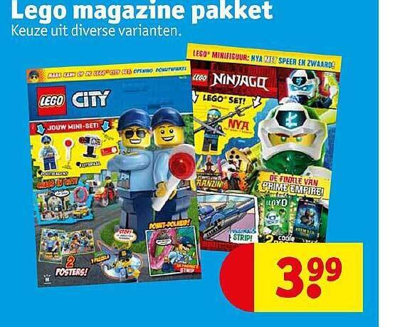 Lego Magazine Pakket aanbieding bij Kruidvat