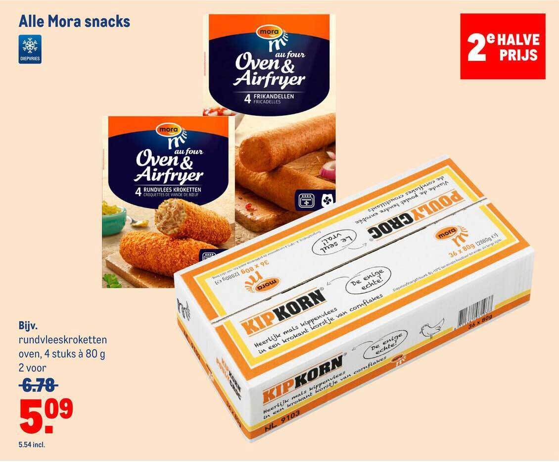 Alle Mora Snacks aanbieding bij Makro
