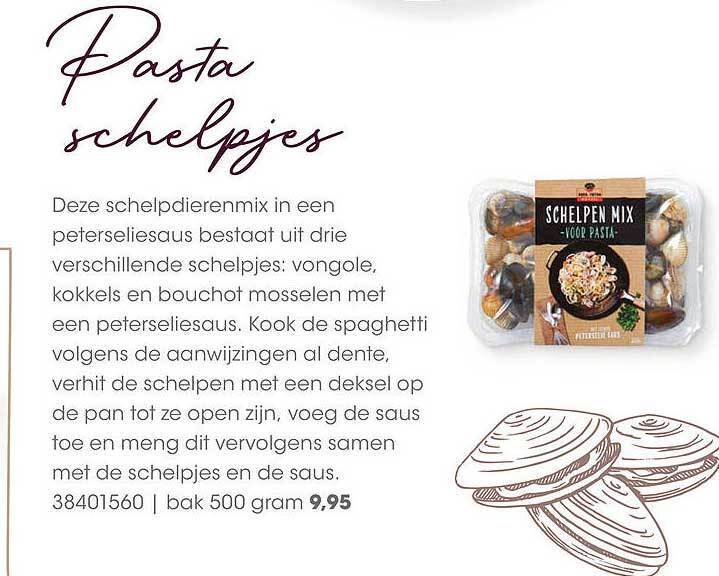Pasta Schelpjes aanbieding bij HANOS