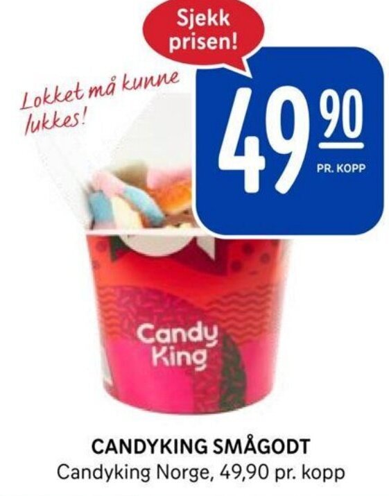 Candyking Smågodt tilbud hos Rema 1000