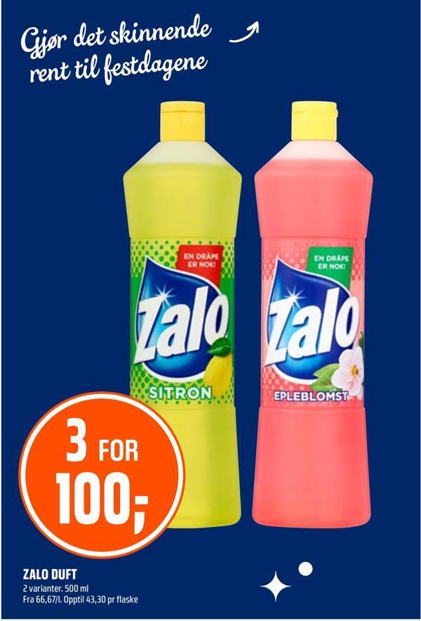 Zalo Ultra Dishwashing Liquid 500ml (Zalo Ultra Oppvask), 54% OFF