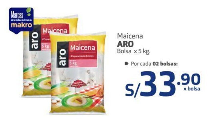 Aro Maicena Bolsa x 5 kg oferta en Makro