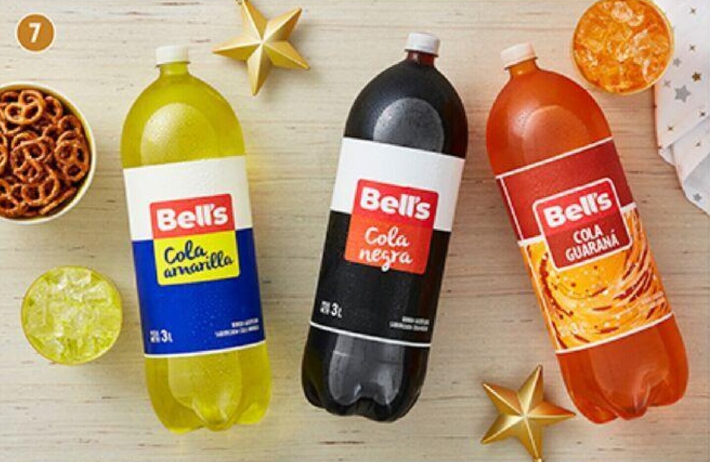 Gaseosas Bell's Sabores Variados bt x 3L oferta en Plaza Vea