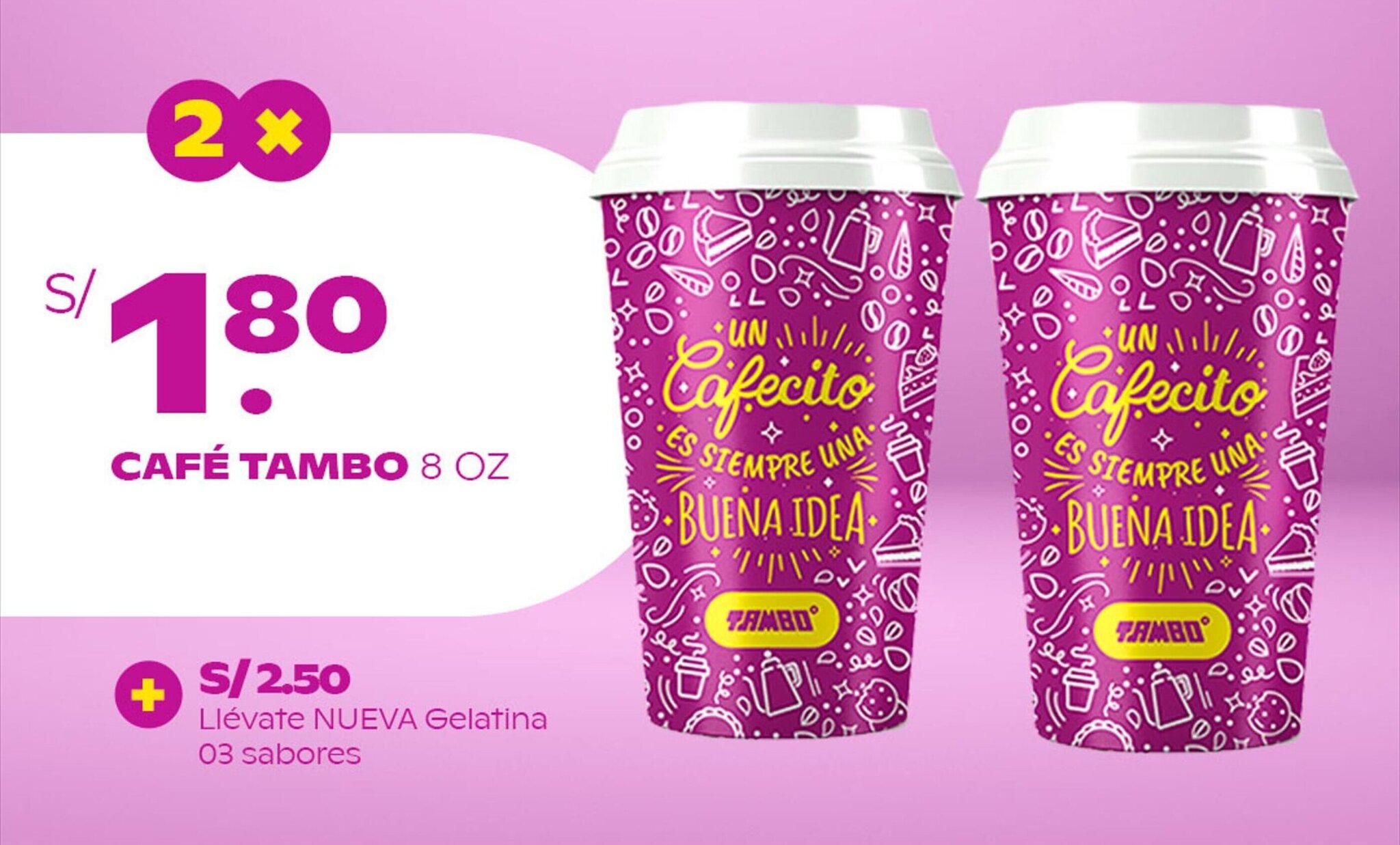 Café Tambo 2 x 8oz oferta en Tambo