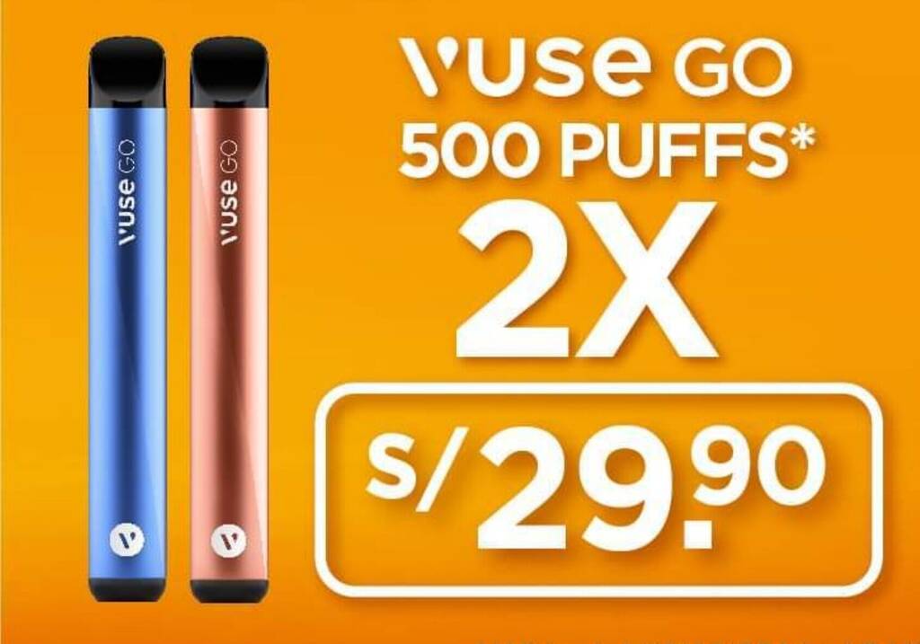 VUSE GO 500 PUFFS x 2 oferta en Tambo
