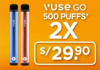 VUSE GO 500 PUFFS x 2 oferta en Tambo