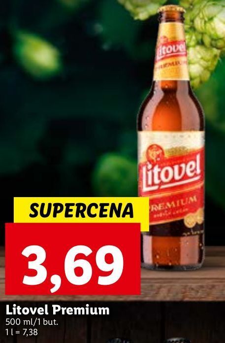 Promocja Piwo litovel premium w Lidl