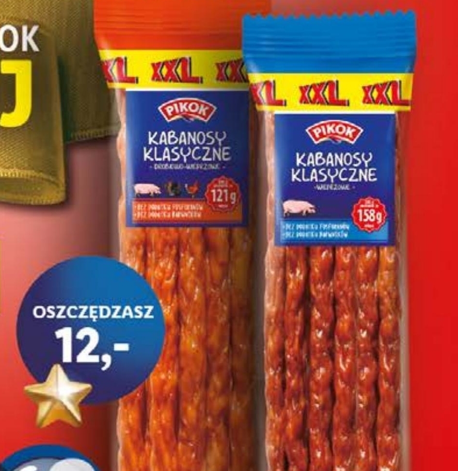 Promocja Kabanosy pikok w Lidl