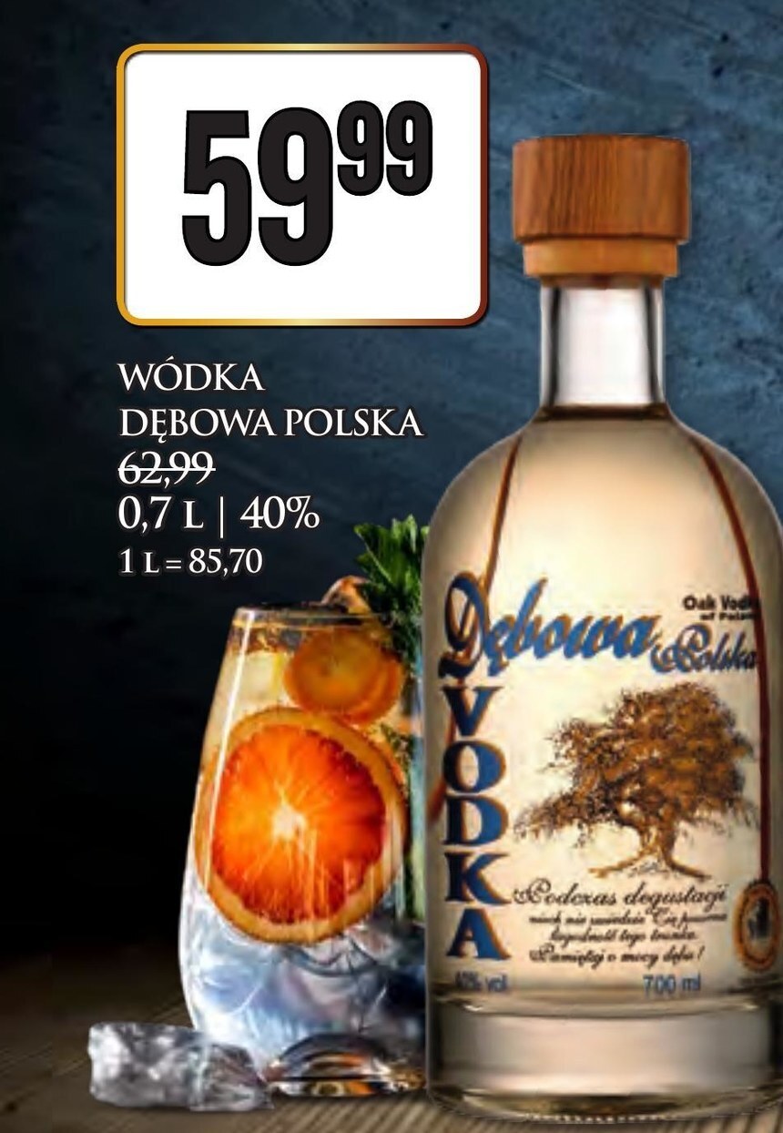 Promocja Wódka dębowa w Dino