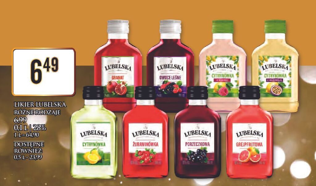Promocja Wódka lubelska owoce leśne w Dino
