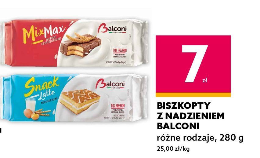 Promocja Ciastka snack latte balconi w Dealz
