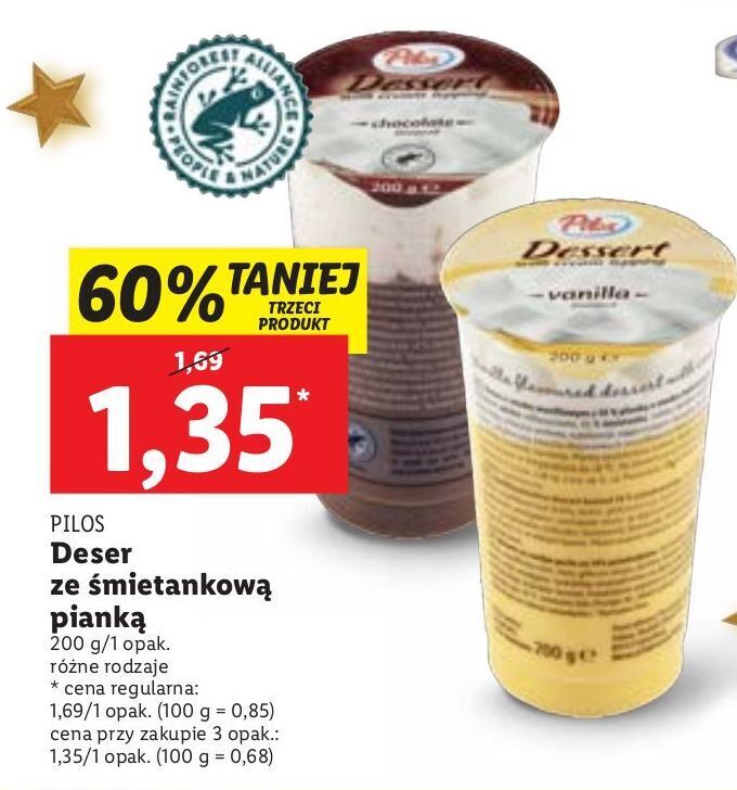 Promocja Pudding waniliowy pilos w Lidl