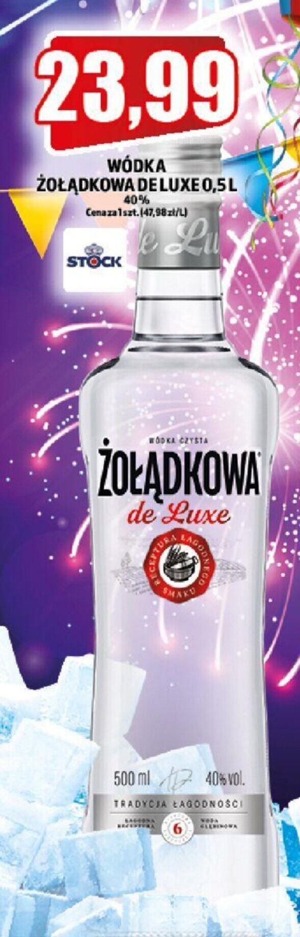 Promocja Żołądkowa Wódka Deluxe 0,5l 40% w Topaz