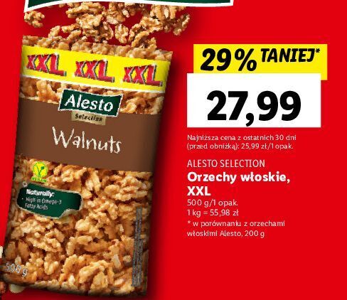 Promocja Orzechy włoskie alesto w Lidl