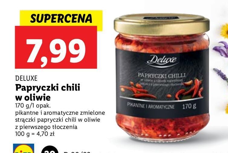 Promocja Papryczki chili w oliwie deluxe w Lidl