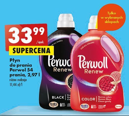 Promocja Płyn do prania perwoll renew color w Biedronka