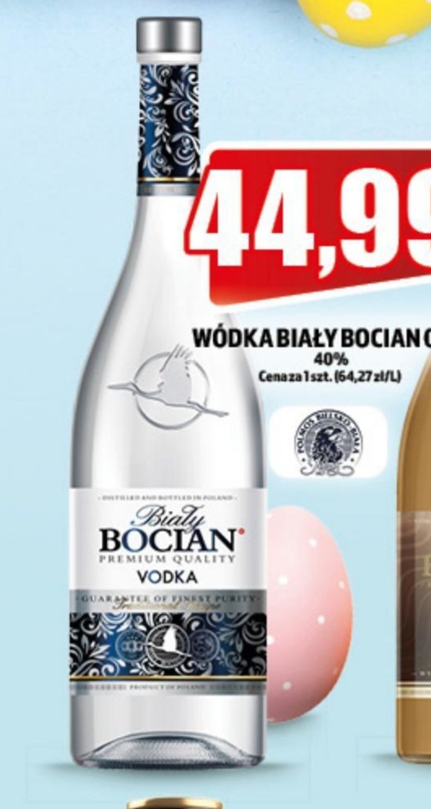 Promocja Wódka biały bocian w Topaz