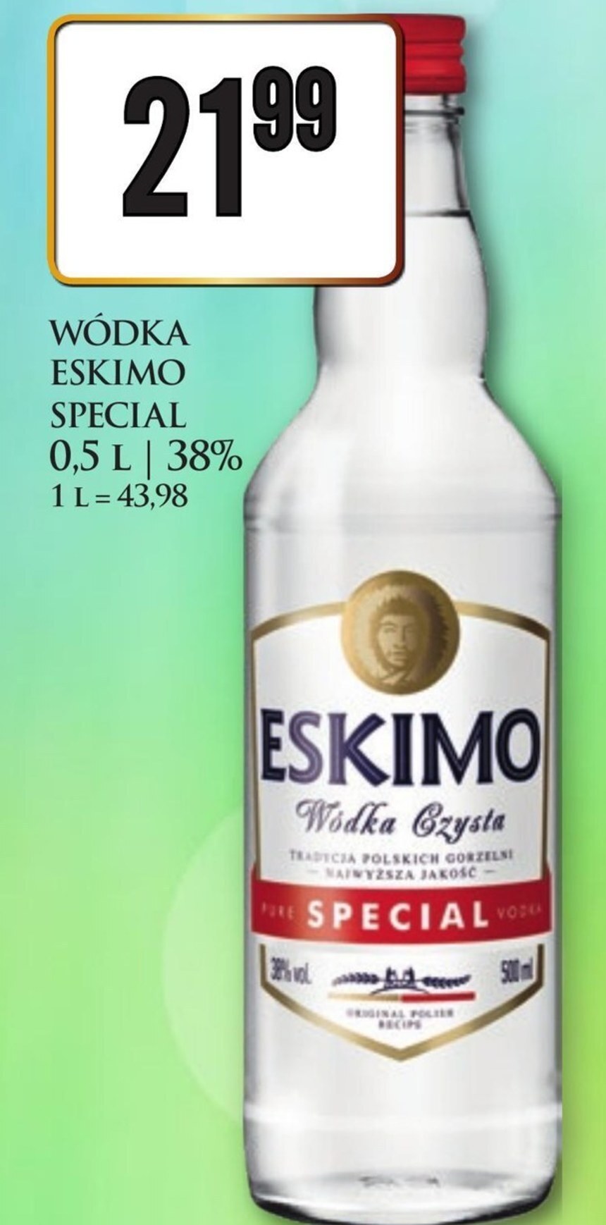Promocja Wódka eskimo w Dino