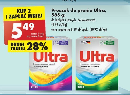 Promocja Proszek do prania kolor ultra w Biedronka
