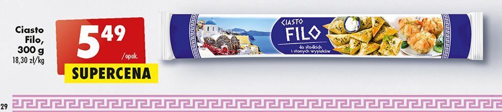 Promocja Ciasto filo w Biedronka