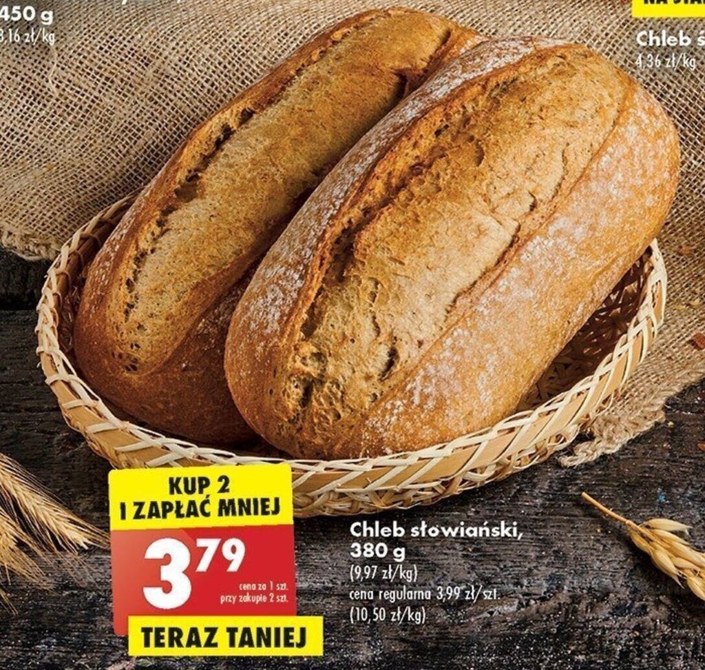 Promocja Chleb sniadaniowy, 500g w Biedronka