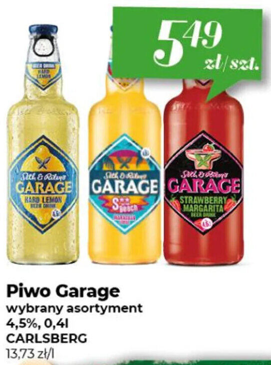 Promocja CARLSBERG Piwo Garage w Gama