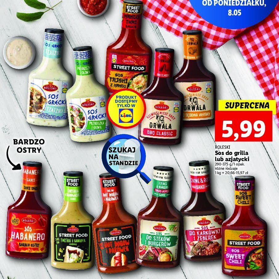 Promocja Sos drwala bbq classic w Lidl
