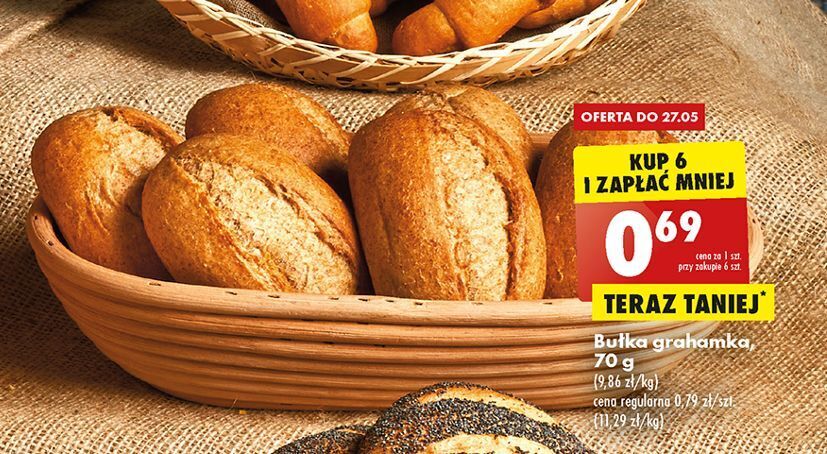 Promocja Bułka grahamka w Biedronka