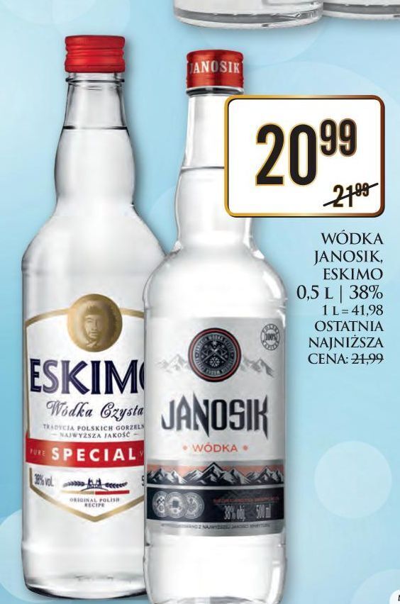 Promocja Wódka eskimo w Dino