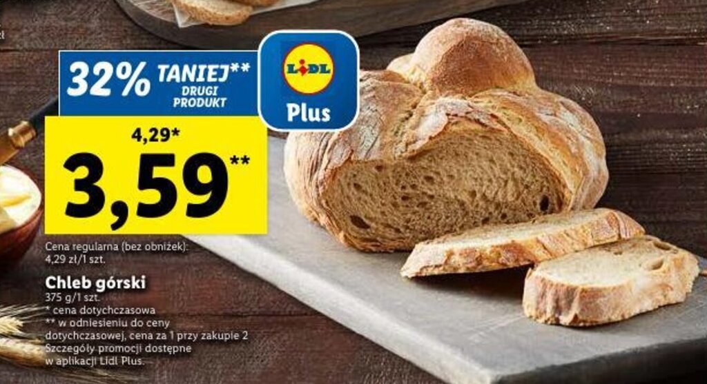 Promocja Chleb górski 375 g w Lidl