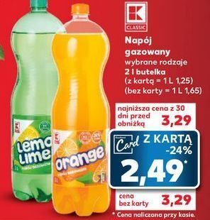 Promocja Napój orange k-classic w Kaufland