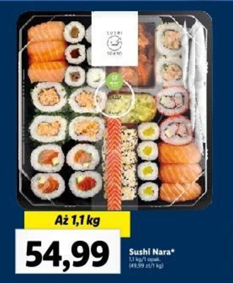 Promocja Sushi Nara 1,1kg w Lidl