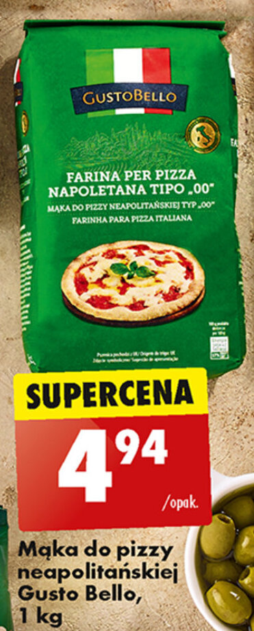 Promocja Mąka do pizzy neapolitańskiej Gusto Bello, 1 kg w Biedronka