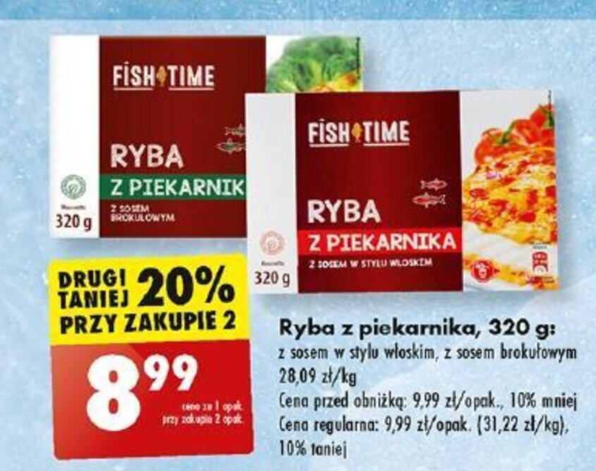 Promocja Ryba z piekarnika 320 g w Biedronka