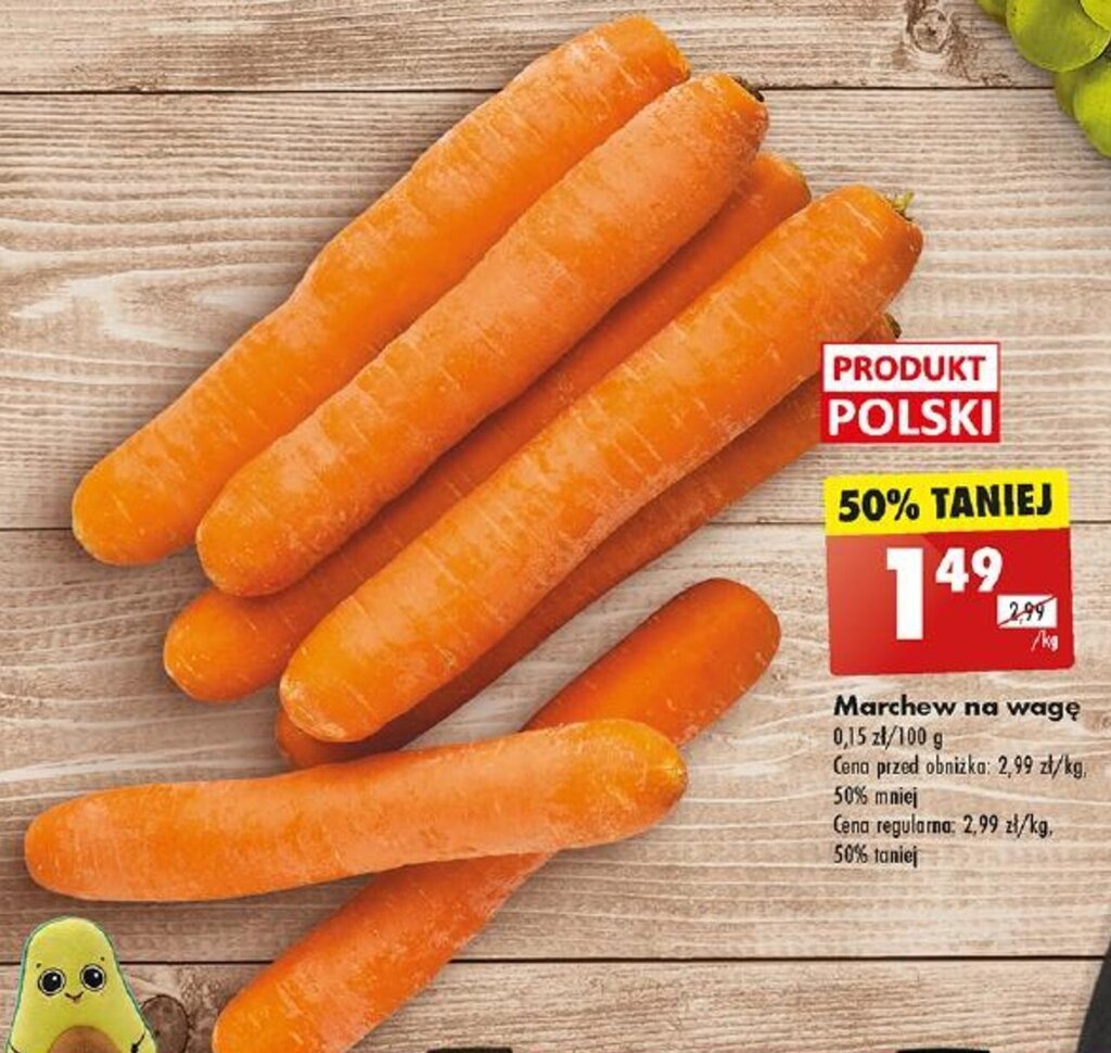 Promocja Marchew 1kg w Biedronka